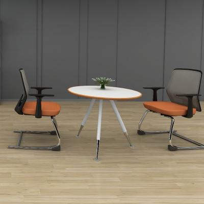China Snow Mountain White Negotiation Table 850mm Diameter x 750mm Height with 12mm Counter Top and 5cm Mattress for sale