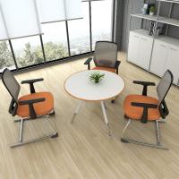 China Snow Mountain White Negotiation Table 850mm Diameter x 750mm Height with 12mm Counter Top and 5cm Mattress for sale