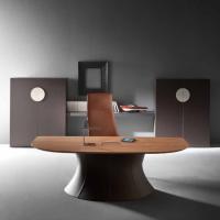 China Customizable Executive Office Desk 2200x1200mm with Storage Cabinet and 450lb Load Capacity for sale