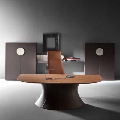 China Customizable Executive Office Desk 2200x1200mm with Storage Cabinet and 450lb Load Capacity for sale