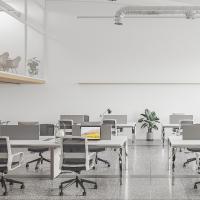 China E0 Class Particleboard Modern Office Desk 2400/2800x1200mm with 450lb Capacity and Storage Cabinet for sale