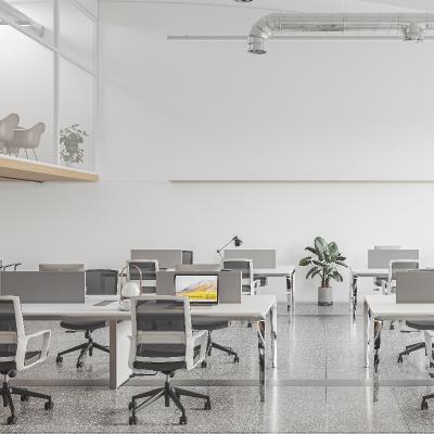 China E0 Class Particleboard Modern Office Desk 2400/2800x1200mm with 450lb Capacity and Storage Cabinet for sale