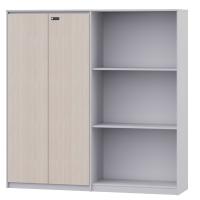China Modern Wooden Office Filing Cabinet 1585x400x1200mm MFC Board with ISO9001 Certification for sale