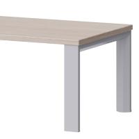 China Nordic Style Rectangular Coffee Table 600x600x420mm with 12mm Splints for Reception Areas for sale