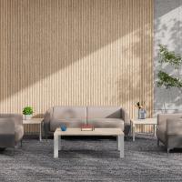 China Nordic Style Rectangular Coffee Table 600x600x420mm with 12mm Splints for Reception Areas for sale
