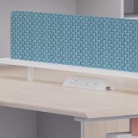 China Two-Person Staff Desk Partition Separated for sale