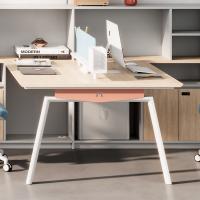 China Two-Person Staff Desk Partition Separated for sale