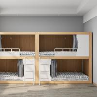 China Twin Steel and Wood Bunk Bed 2000×900×1900mm with 12mm Splints for Dormitory and Loft Apartments for sale