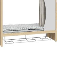 China Modern Bunk Bed with Cabinet for Dormitories 4600x900x2400mm with 12mm Splints and 5cm Mattress Support for sale