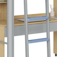 China Customizable Youth Dormitory Bunk Bed with Stairs - 1980x910x2120mm, 12mm Splints, 5cm Mattress Support for sale
