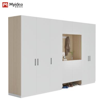China White Storage Cabinet for Bunk Bed - Modern Office Furniture with P2/E0 Grade MFC Board and 3-Year Shelf Life for sale