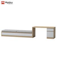 China Modern Custom Low TV Cabinet and Desk with Storage 1800x600x750mm Living Room Furniture for sale