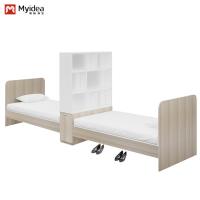 China Nordic Style Apartment Hotel Bed with Wardrobe 4600x900x1400mm Customizable for sale