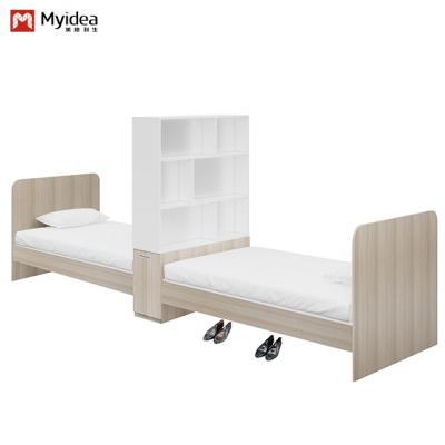 China Nordic Style Apartment Hotel Bed with Wardrobe 4600x900x1400mm Customizable for sale
