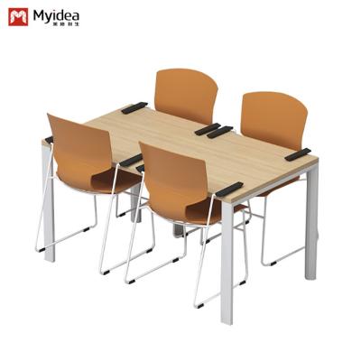 China Refined Elegant Business Conference Desk 1200x600x750mm with Sturdy Steel Feet Customizable for sale