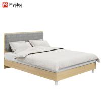 China Modern Student Bed with Desk 4600x900x2400mm - Space-Saving Apartment Furniture with 12mm Splints & 5cm Mattress for sale