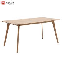 China Modern Wooden Dining Table with Student Bed & Desk - 1200-1800mm Sizes, 750mm Height - Customizable Apartment Furniture for sale