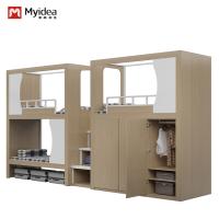 China High Stability Capsule Hotel Bed 4600x900x2400mm with 12mm Splints and 5cm Mattress - ISO9001 Certified for sale
