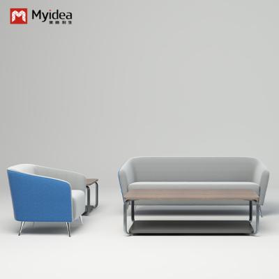 China Executive Office Sofa with Wooden Frame - 770×830×840mm Single Seat & 1780×830×840mm Three-Seat Options for sale