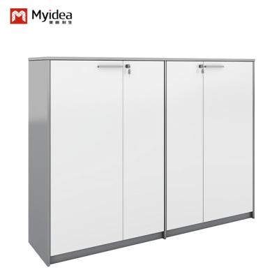 China Modern Wooden Office File Cabinet 2000x400x1800mm MFC Board Storage with ISO9001 Certification for sale