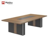 China Modern White Office Conference Table with E0 MFC Material and 3-Year Parts Warranty for sale