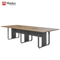 China Customizable White Office Conference Table with E0 MFC Material and ISO9001 Certification - OEM/ODM Services Available for sale