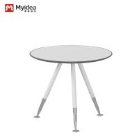 China Snow Mountain White Negotiation Table 850mm Diameter x 750mm Height with 12mm Counter Top and 5cm Mattress for sale
