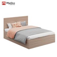 China Customizable Queen King Size Metal Platform Bed Frame for Hotels Apartments Homestays 2000x1200mm for sale