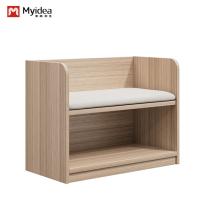 China Modern Wooden Change Shoe Stool Footrest 600x550x450mm for Home Hotel Use for sale