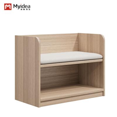 China Modern Wooden Change Shoe Stool Footrest 600x550x450mm for Home Hotel Use for sale