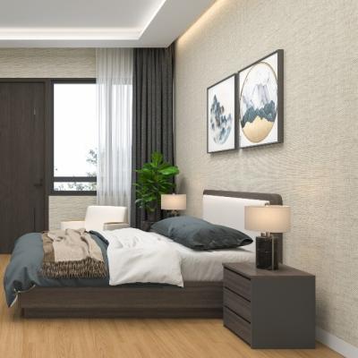 China Modern Minimalist Wood Single Bed for Dormitory 2000x1200mm Without Mattress for sale