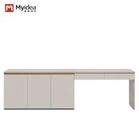 China Customizable Modern File Cabinet Desk with Storage 1800x600x750mm for Living Room for sale