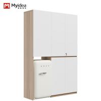 China Modern Bedroom Wardrobe 1600x550x2000mm with Hanging Rod and Ample Storage Easy Assembly for sale