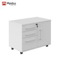China 800×480×625mm Rectangular Metal Storage Cabinet with Lock - P2/E0 Grade MFC Office Furniture for sale