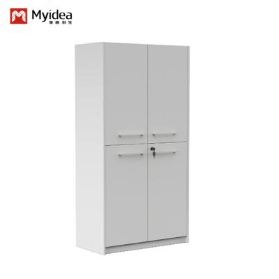 China Modern Minimalist Wooden File Cabinet 2000×400×1800 mm with P2/E0 MFC Board and ISO9001 Certification for sale