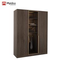 China Modern Home Hotel Wardrobe 1600x550x1800mm with Internal Hanging Rods and Drawer Dividers Customizable for sale