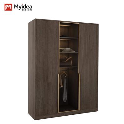 China Modern Home Hotel Wardrobe 1600x550x1800mm with Internal Hanging Rods and Drawer Dividers Customizable for sale