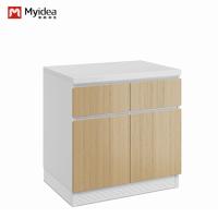 China Customizable Two-Layer Wooden Storage Cabinet Buffet 800x570x820mm for Kitchen Dining Room for sale