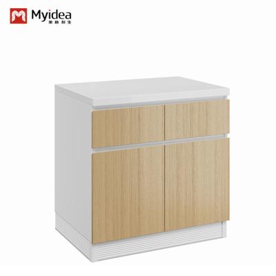China Customizable Two-Layer Wooden Storage Cabinet Buffet 800x570x820mm for Kitchen Dining Room for sale