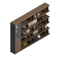 China Modern Office Filing Cabinet 3800/4500mm Width Adjustable Storage Wooden/Metal/Plastic Construction for sale