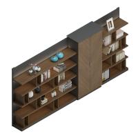 China Modern Office Filing Cabinet 3800/4500mm Width Adjustable Storage Wooden/Metal/Plastic Construction for sale