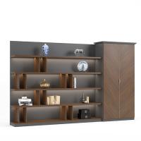 China Modern Office Filing Cabinet 3800/4500mm Width Adjustable Storage Wooden/Metal/Plastic Construction for sale