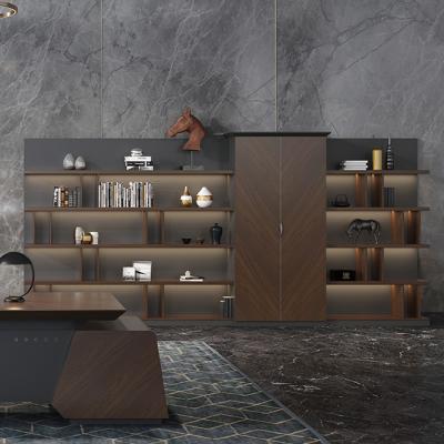 China Modern Office Filing Cabinet 3800/4500mm Width Adjustable Storage Wooden/Metal/Plastic Construction for sale
