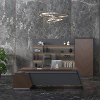 China Modern Luxury Boss Office Desk MG270 - 3580×2600×760mm L-Shaped Design with 450lb Load Capacity for sale