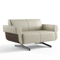 China Nordic Minimalism Leather Sofa Set with Metal Legs - Single 770×830×840mm & Triple 1780×830×840mm for Office Use for sale