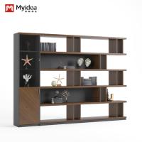 China Modern Office Filing Cabinet 2600x420x2200mm with Glass Panel - P2/E0 Grade MFC Board & ISO9001 Certified for sale