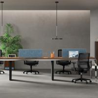 China Modular Office Desk for 2-6 Persons | 1200-1400mm Width | 450lb Capacity | E0 Particle Board for sale