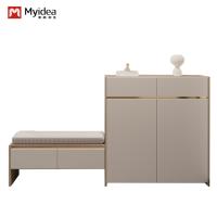 China Modern Open Wardrobe 1200mm with Upper Storage and Lower Shoe Storage Folding Furniture for Home Hotel for sale