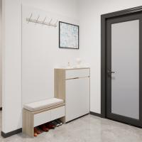 China Modern Open Wardrobe 1200mm with Upper Storage and Lower Shoe Storage Folding Furniture for Home Hotel for sale