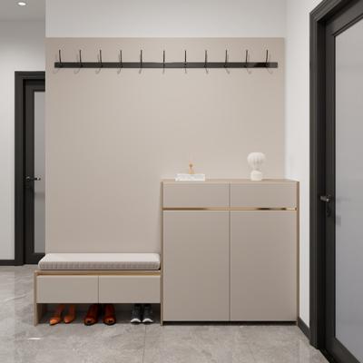 China Modern Open Wardrobe 1200mm with Upper Storage and Lower Shoe Storage Folding Furniture for Home Hotel for sale